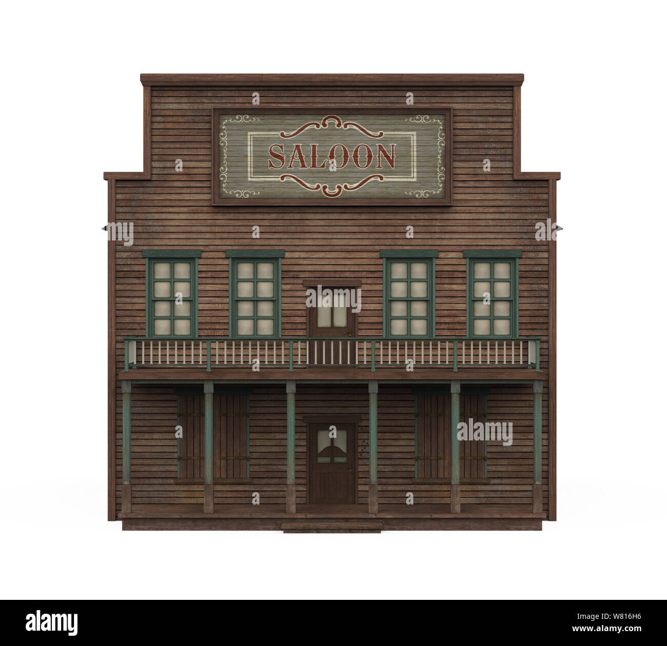 Western saloon Ausgeschnittene Stockfotos und -bilder - Alamy