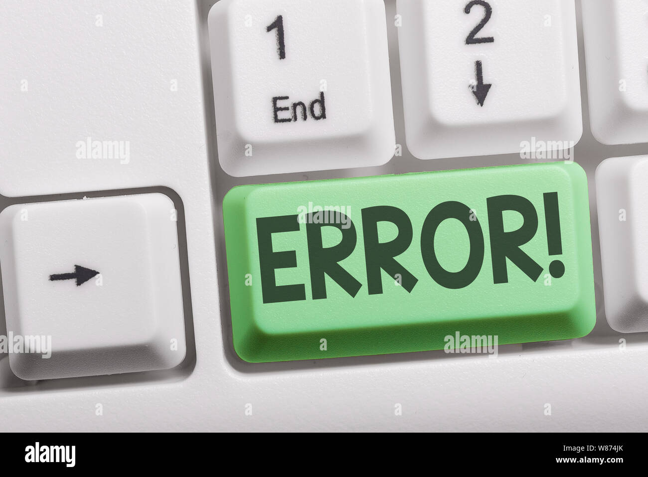 Text Zeichen zeigt Fehler. Business foto Präsentation Zustand oder ...