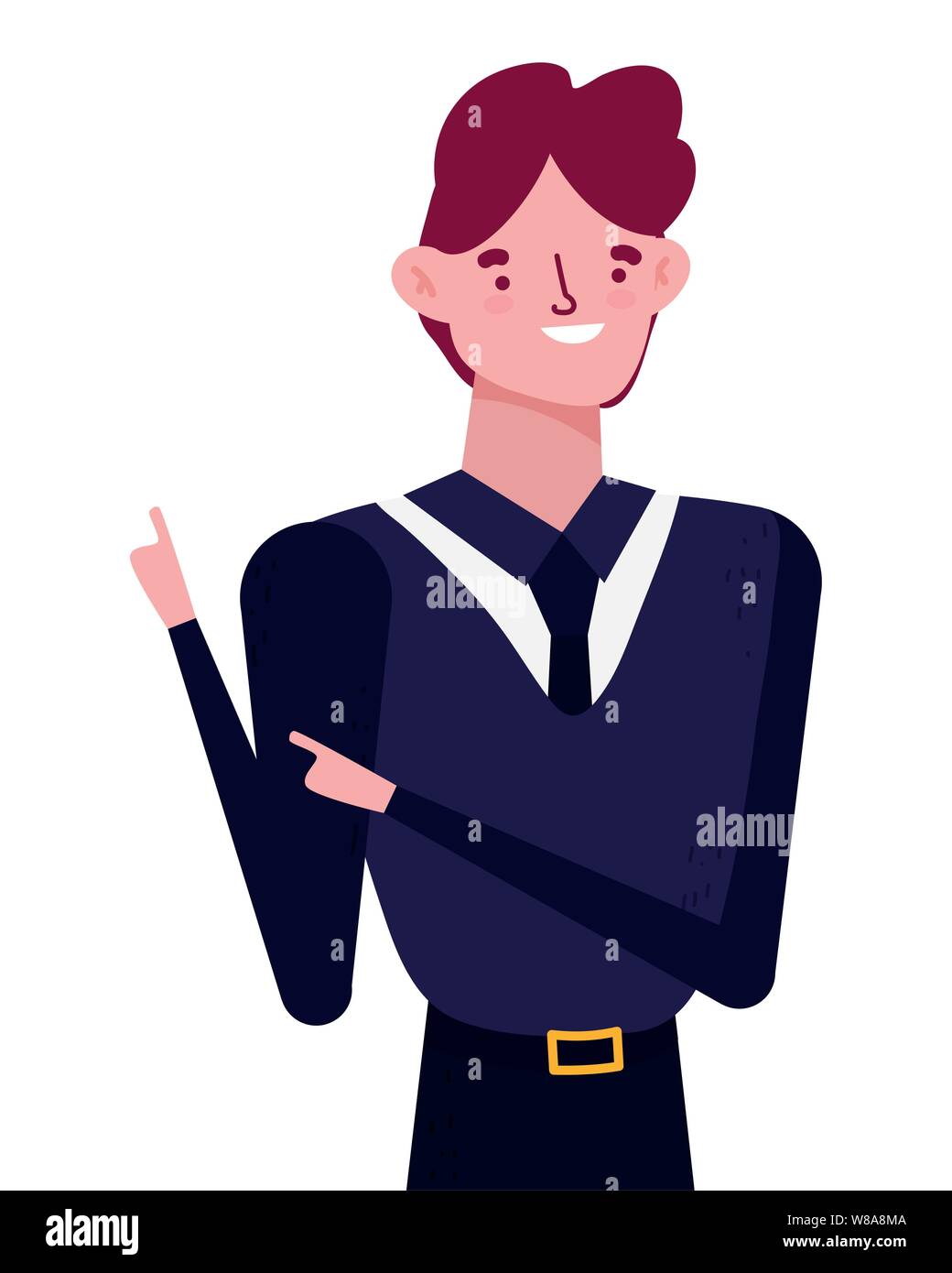 Avatar eines Man-Design, Junge männliche Person Mensch und attraktiven ...