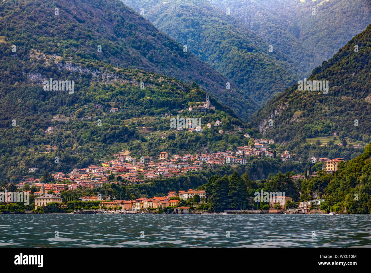 Sala Comacina, Comer See, Lombardei, Italien, Europa Stockfotografie ...