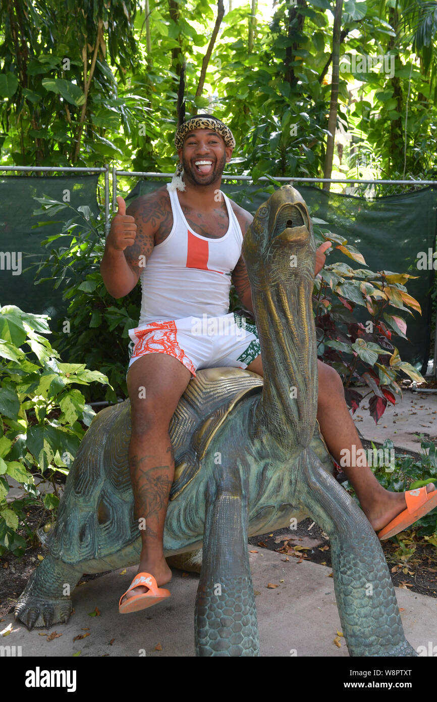 MIAMI, FL - Juli 12: Michael Holston, ist die 24-Year-old, Tierpfleger ...