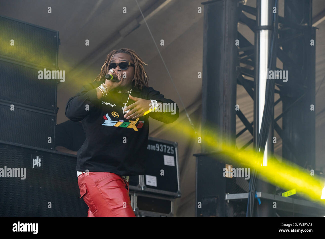 Amerikanische rapper Gunna bei Breakout Festival Tag 2 an der PNE ...