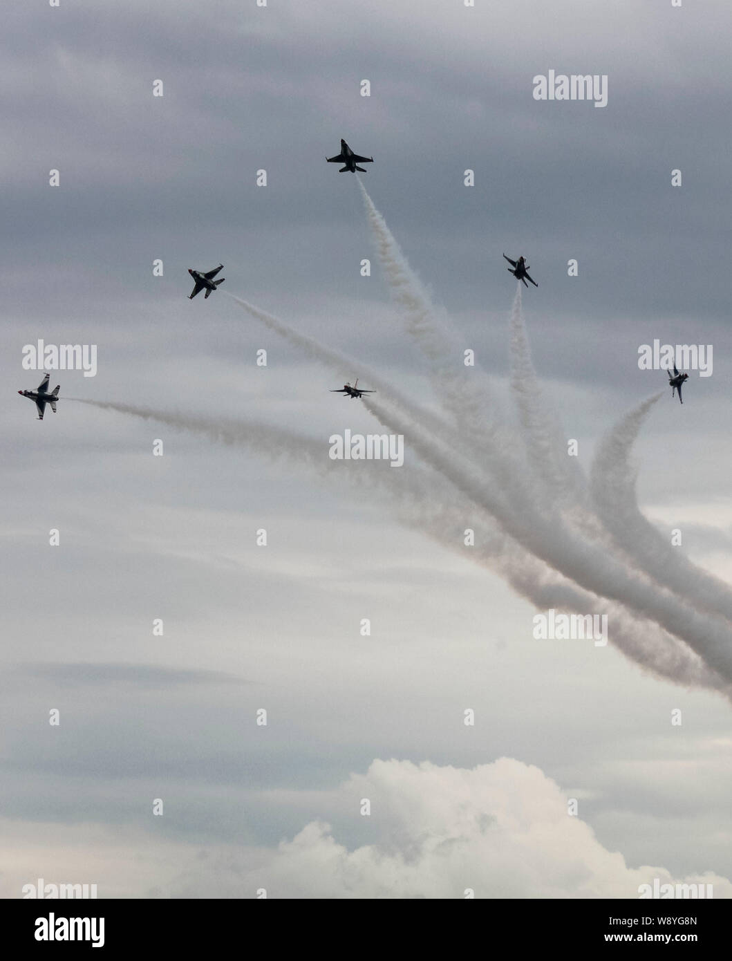 Abbotsford, Kanada. 11 Aug, 2019. Die US Air Force Thunderbirds ...