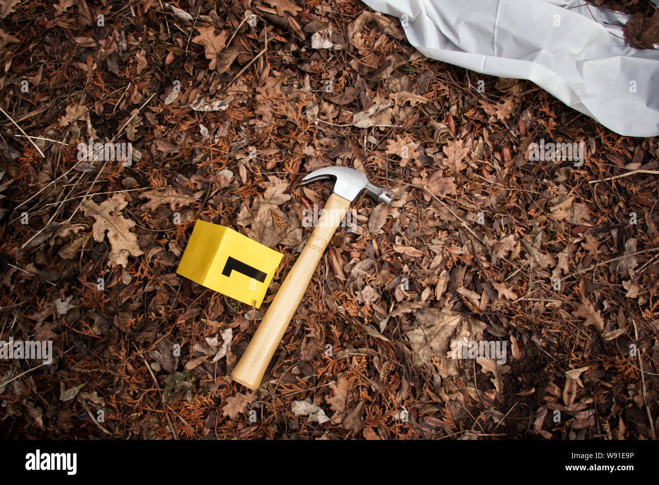 Tatort beweise marker -Fotos und -Bildmaterial in hoher Auflösung – Alamy