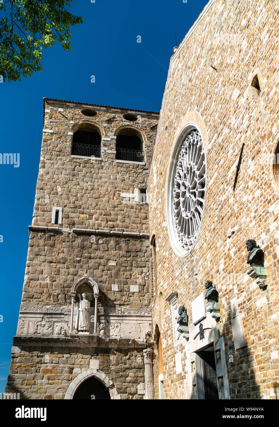 Kathedrale von St. Justus von Triest in Italien Stockfotografie - Alamy