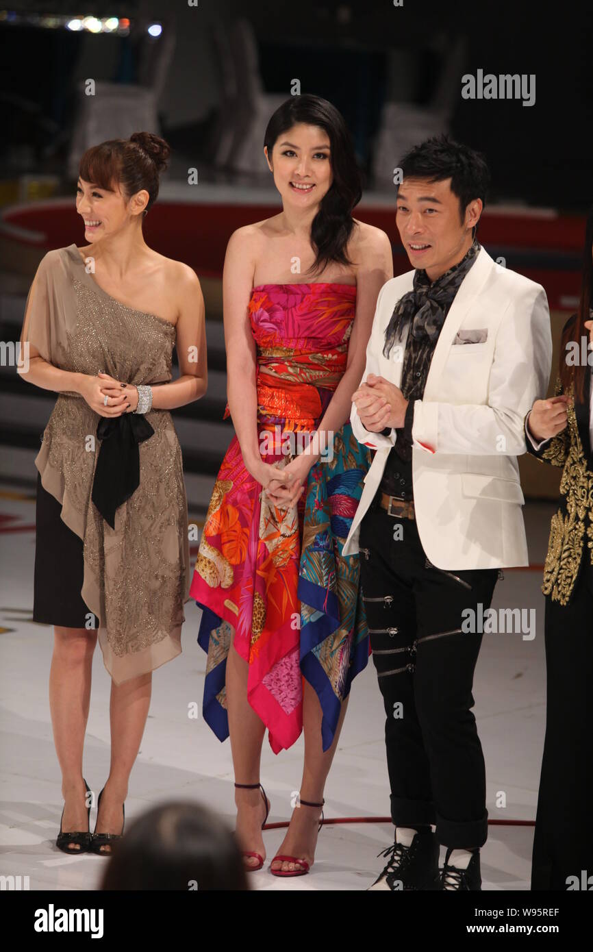 (Von links) Hong Kong Schauspielerin Annie Liu, Schauspielerin und ...