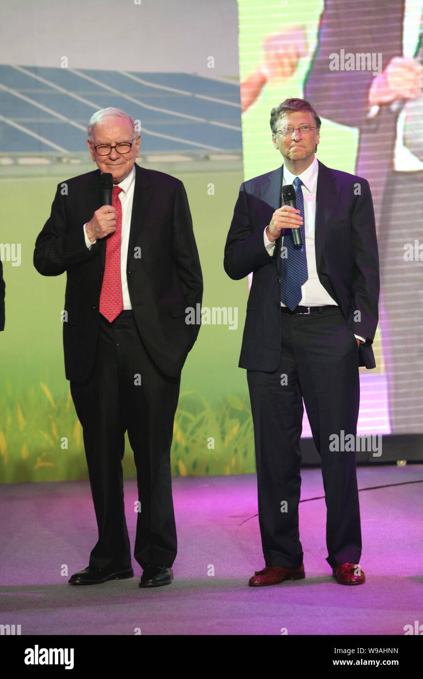 Warren buffet gates -Fotos und -Bildmaterial in hoher Auflösung – Alamy