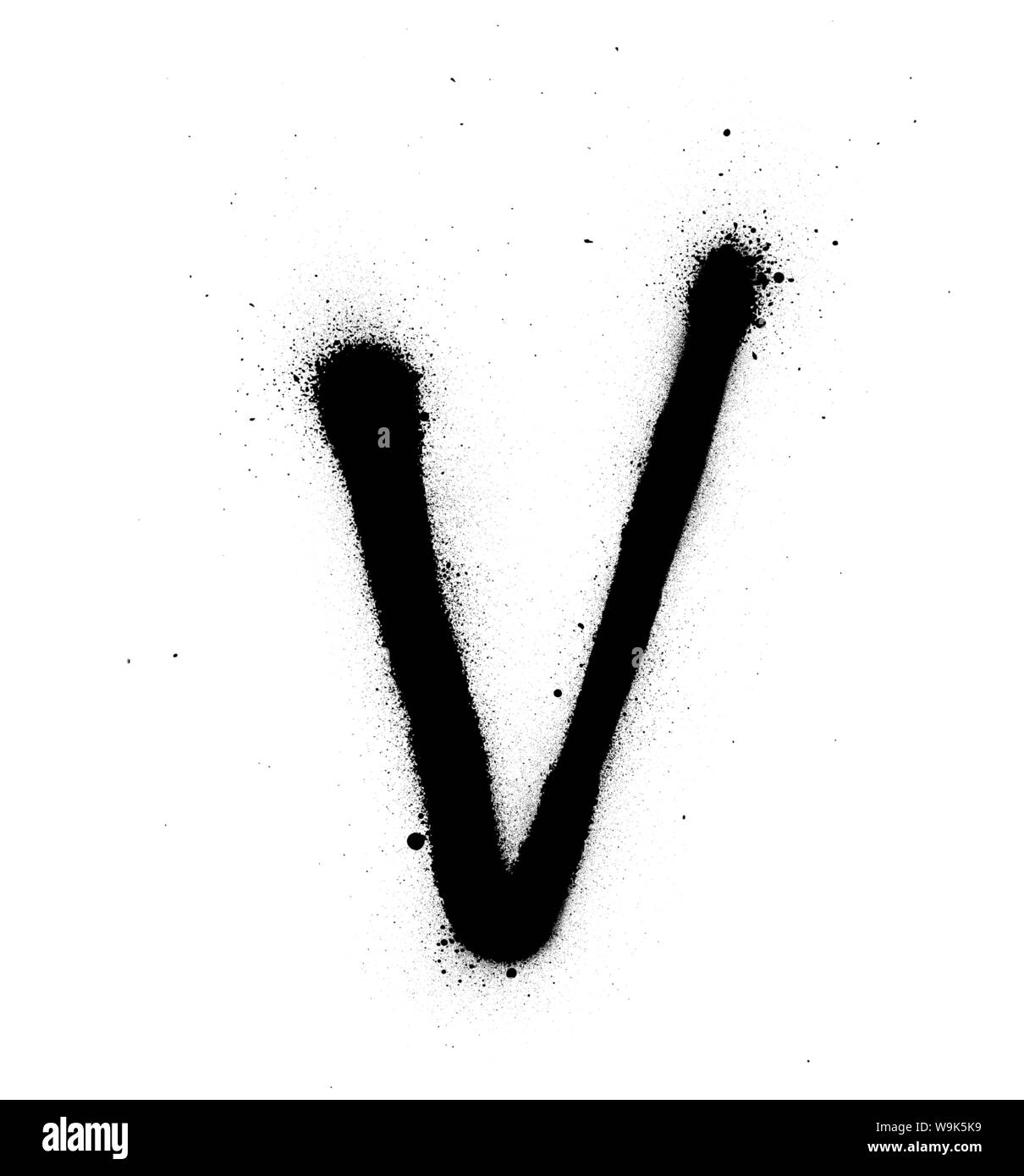 Graffiti alphabet buchstaben v Stock-Vektorgrafiken kaufen - Alamy