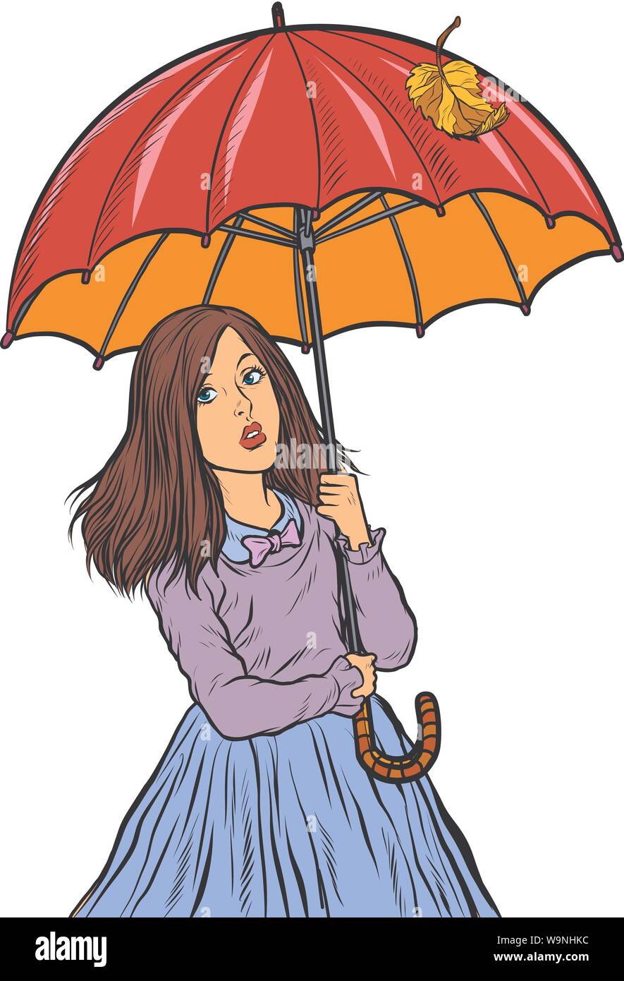 Vintage sommerschirm Stock-Vektorgrafiken kaufen - Alamy