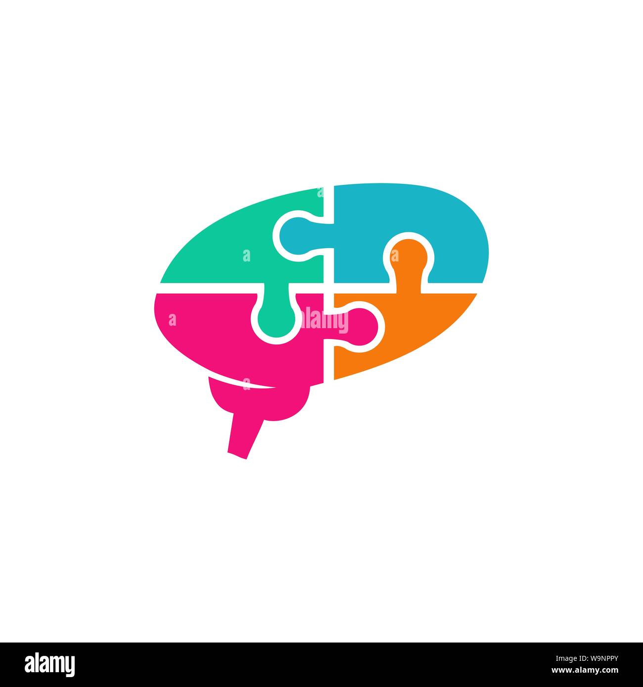 Gehirn Logo Vorlage Denken Idee Konzept Brainstorm power denken Symbol ...