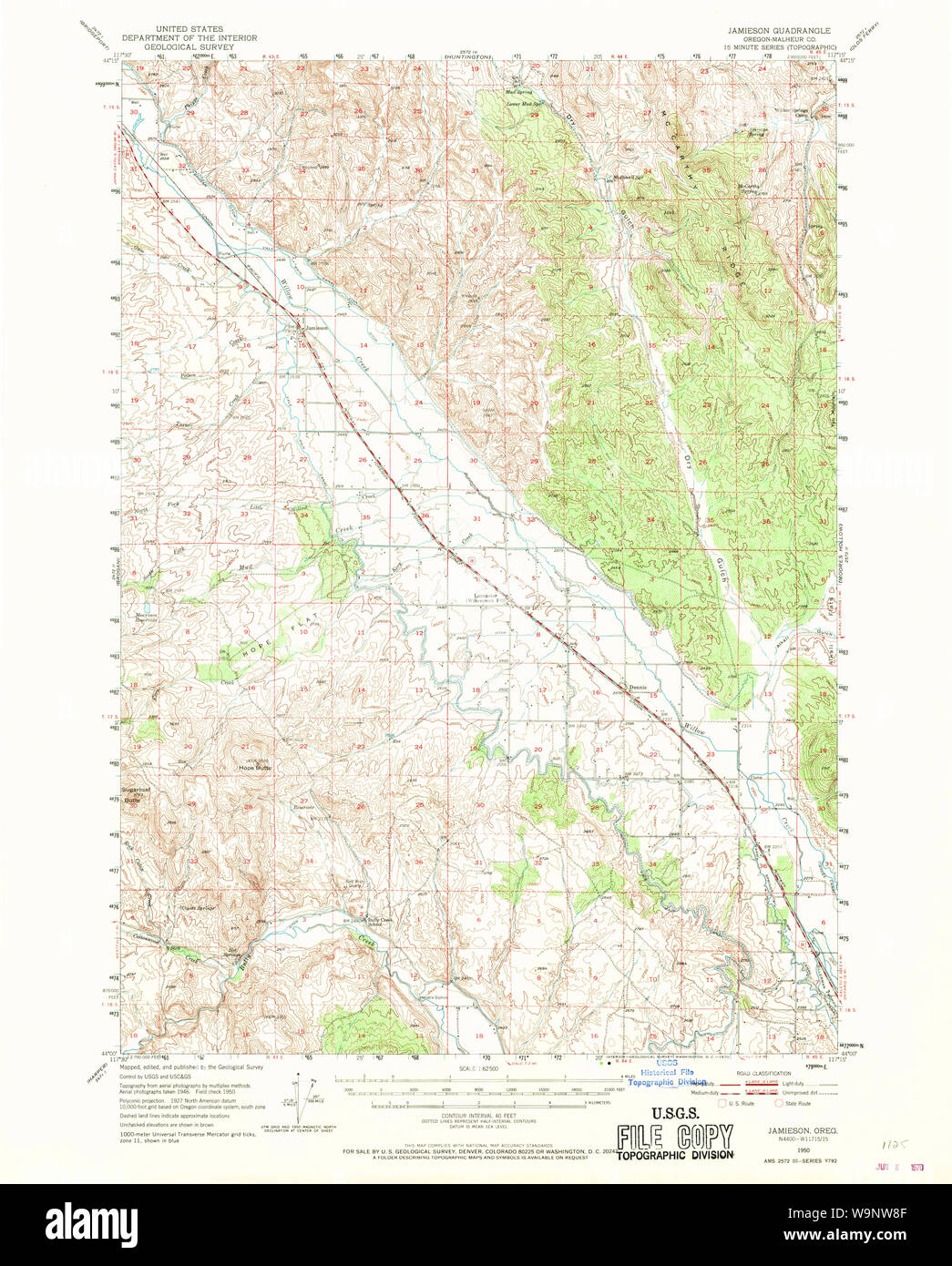 Jamieson oregon karte -Fotos und -Bildmaterial in hoher Auflösung – Alamy