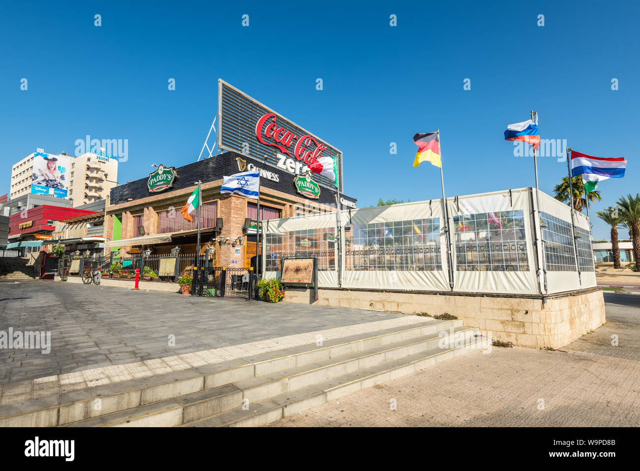 Eilat, Israel - 7 November, 2017: Street View von Eilat am Tag mit ...