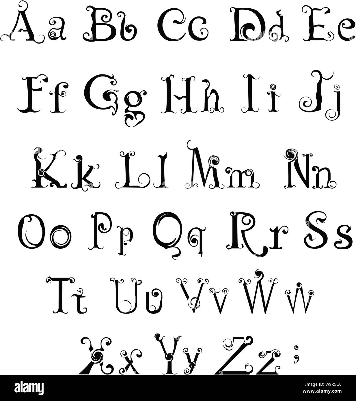 Gotisches alphabet -Fotos und -Bildmaterial in hoher Auflösung – Alamy