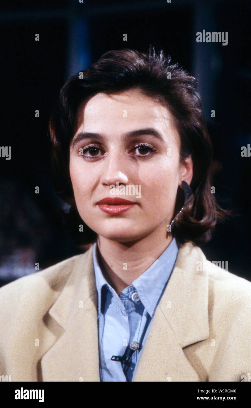 Sandra Maischberger, deutsche Journalistin und Fernsehmoderatorin ...