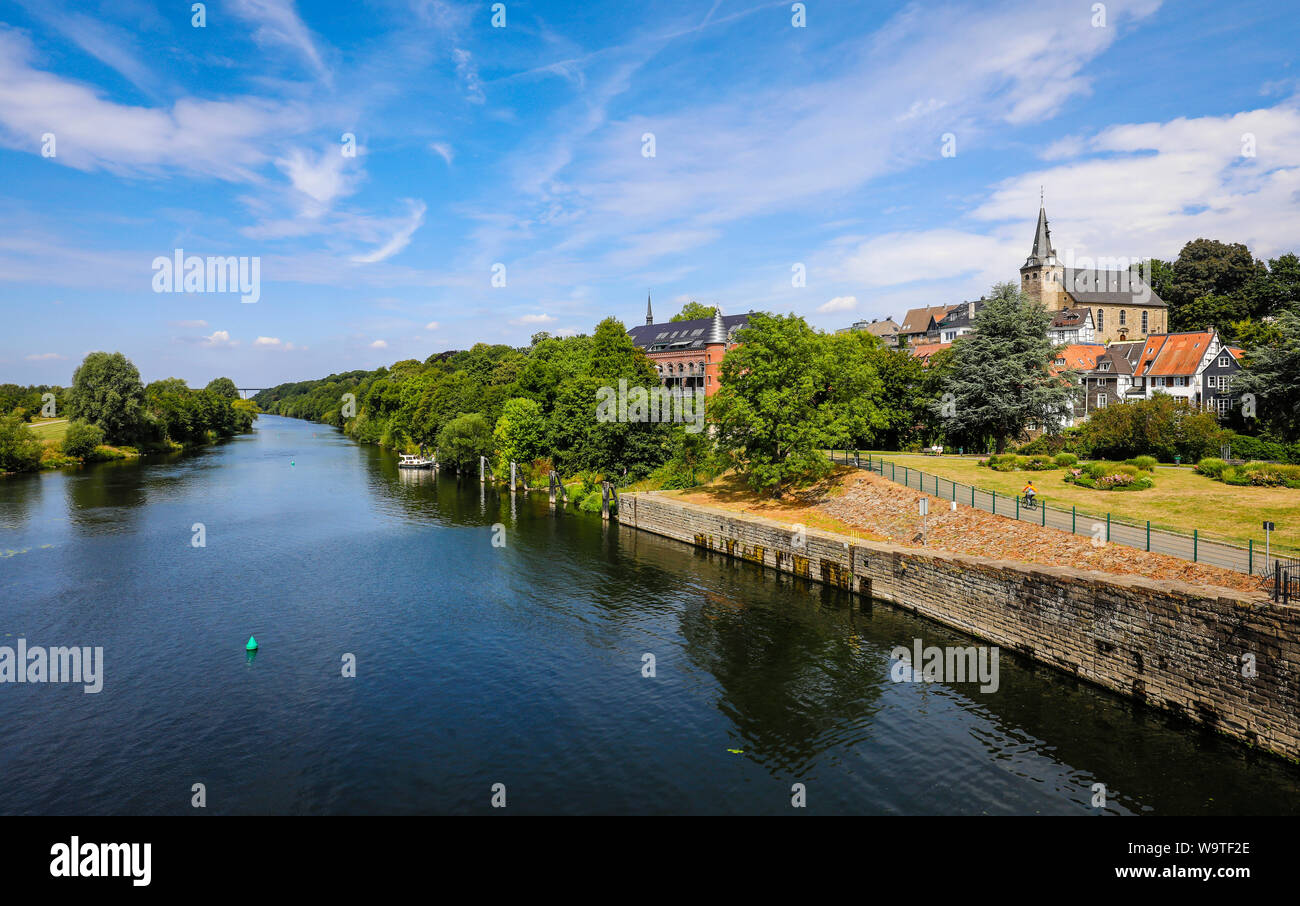Essen, Ruhrgebiet, Nordrhein-Westfalen, Deutschland - Kettwig, die ...