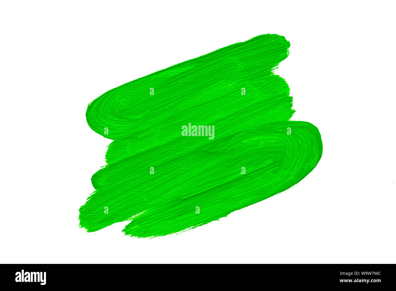 Green watercolor strokes isolated on -Fotos und -Bildmaterial in hoher ...