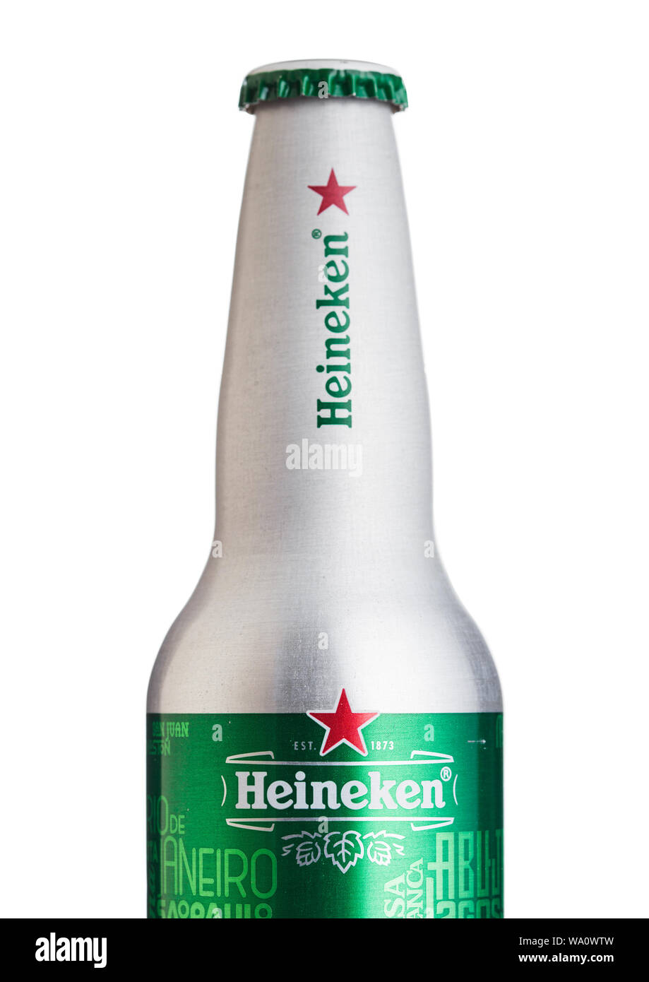 Heineken beer bottle cap on -Fotos und -Bildmaterial in hoher Auflösung ...