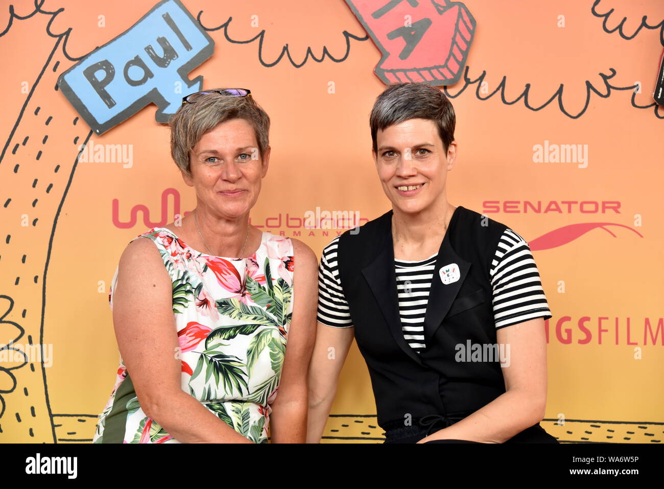 Köln, Deutschland. 18. August 2019. Der Autor Alice Pantermüller, l-r ...