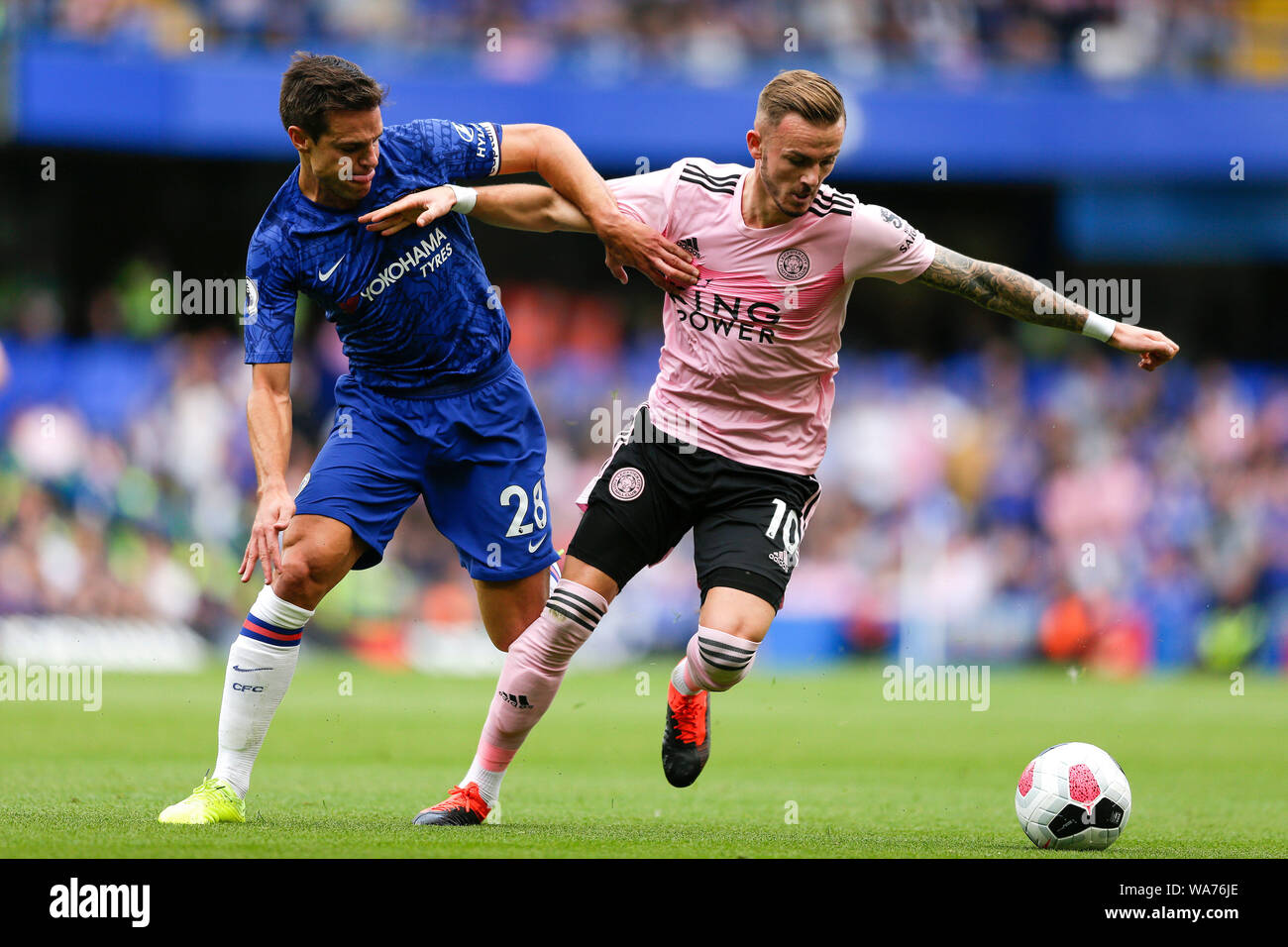 London, Großbritannien. 18. August 2019. Die englische Premier League ...