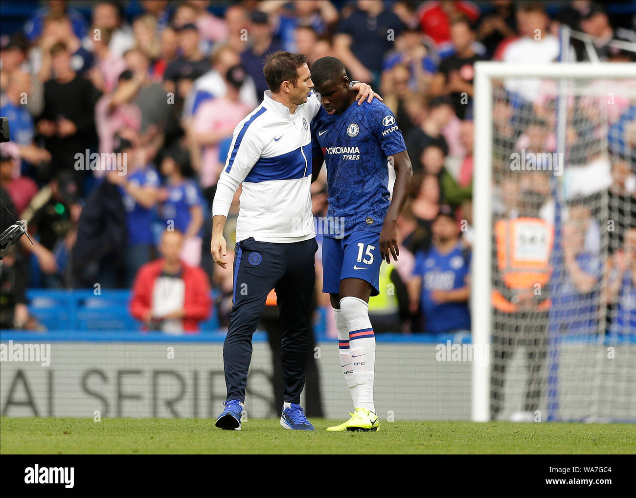 London, Großbritannien. 18. August 2019. Die englische Premier League ...