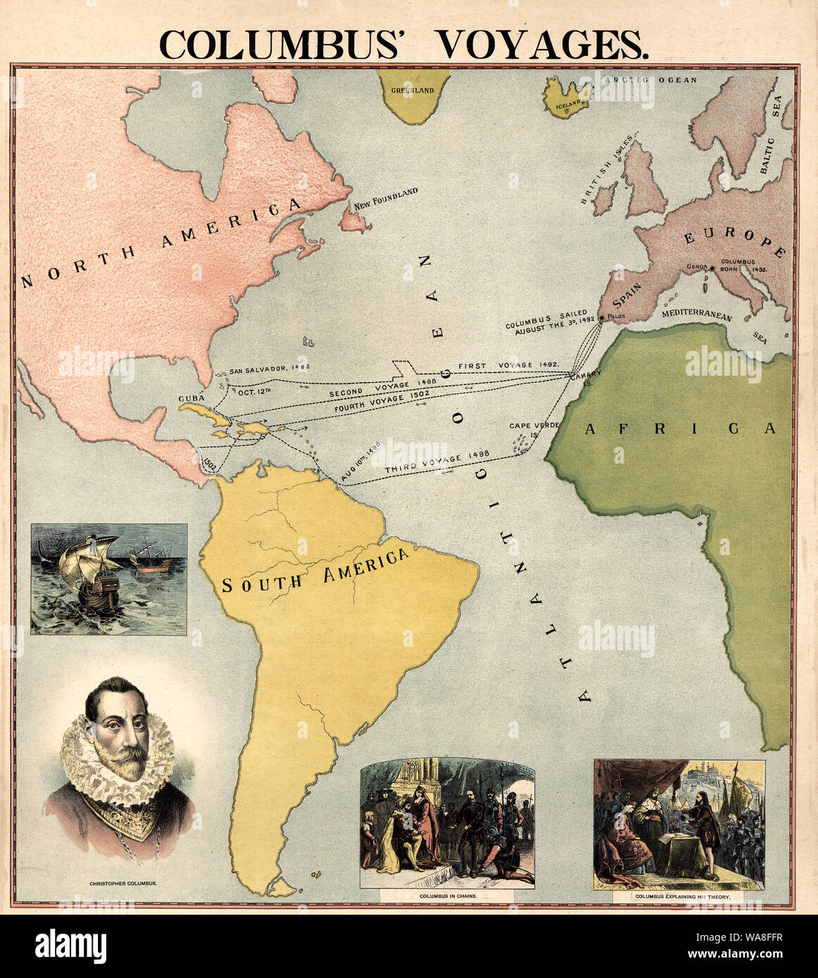 Voyages of christopher columbus -Fotos und -Bildmaterial in hoher ...