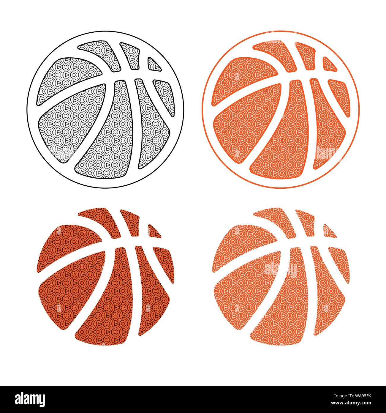 Vier symbole Stock-Vektorgrafiken kaufen - Alamy