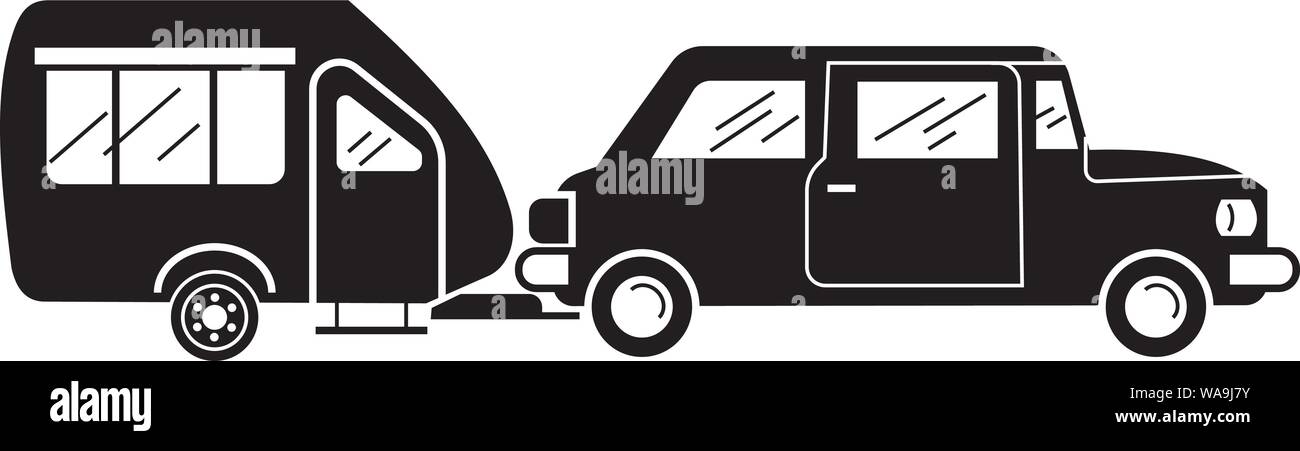 Reisemobil piktogramm Stock-Vektorgrafiken kaufen - Alamy