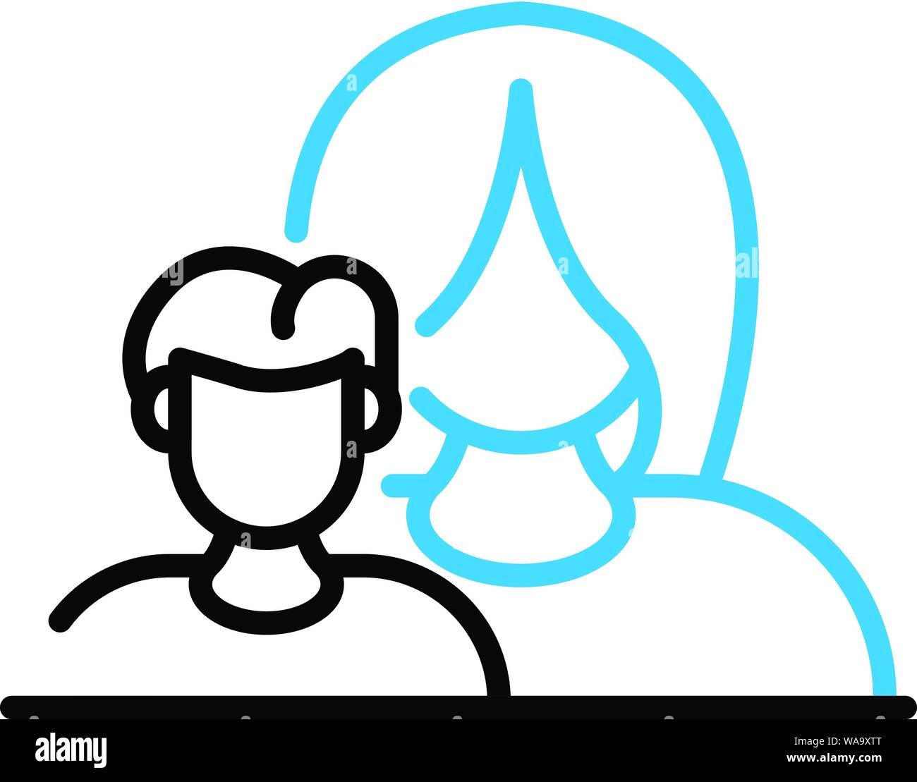 Mutterliebe bindung Stock-Vektorgrafiken kaufen - Alamy