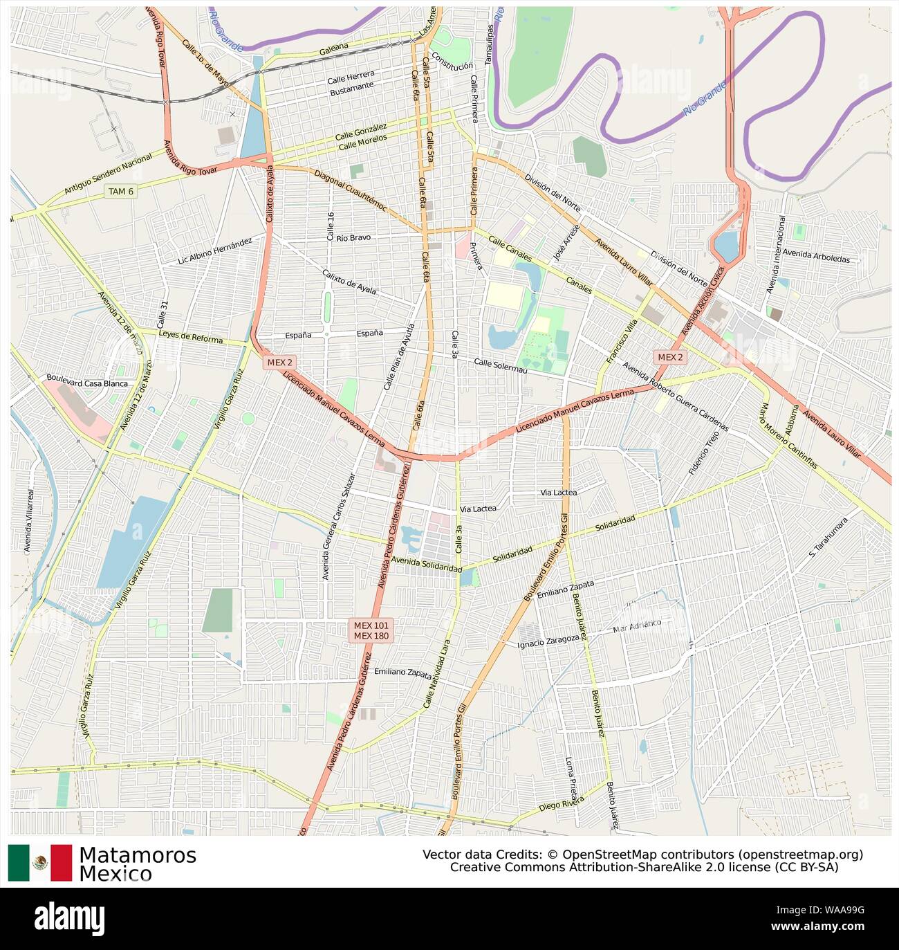 Karte von matamoros mexiko -Fotos und -Bildmaterial in hoher Auflösung ...