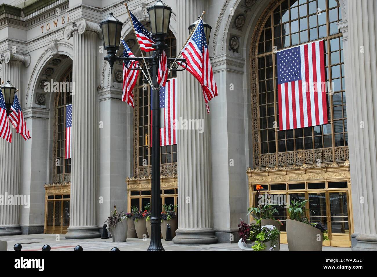 Elegantes Hochste Gebaude Der Usa Ebenbild
