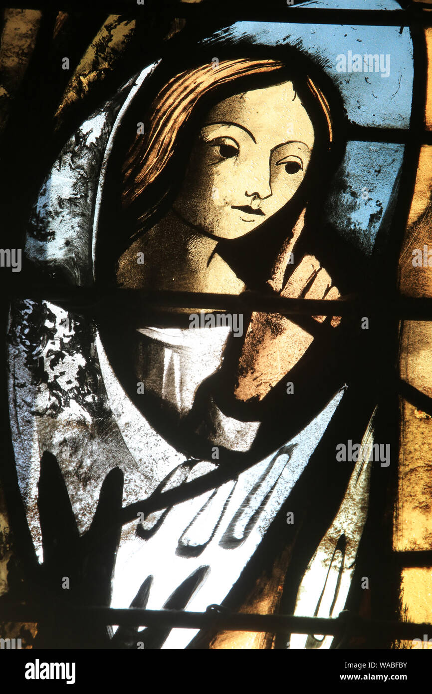 Der Engel Gabriel verkündet Maria, daß sie die Mutter Gottes werden ...