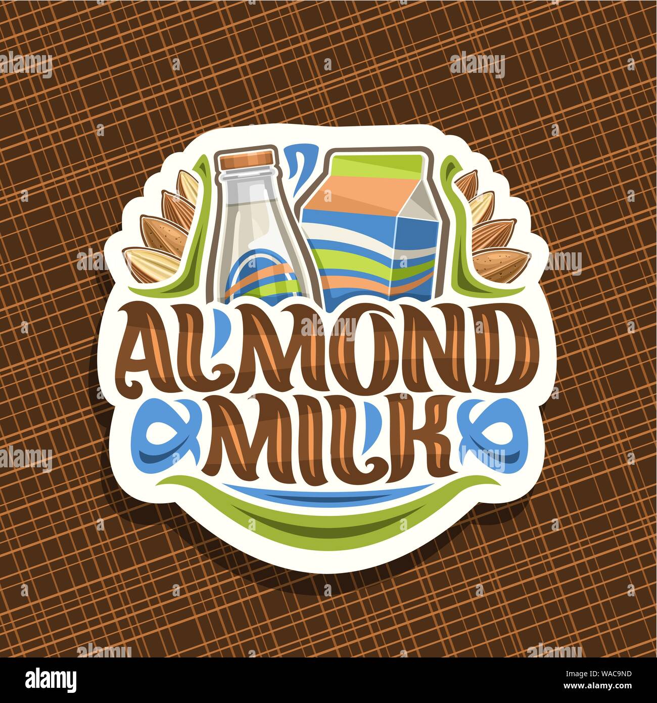 Milk logo Stock-Vektorgrafiken kaufen - Alamy