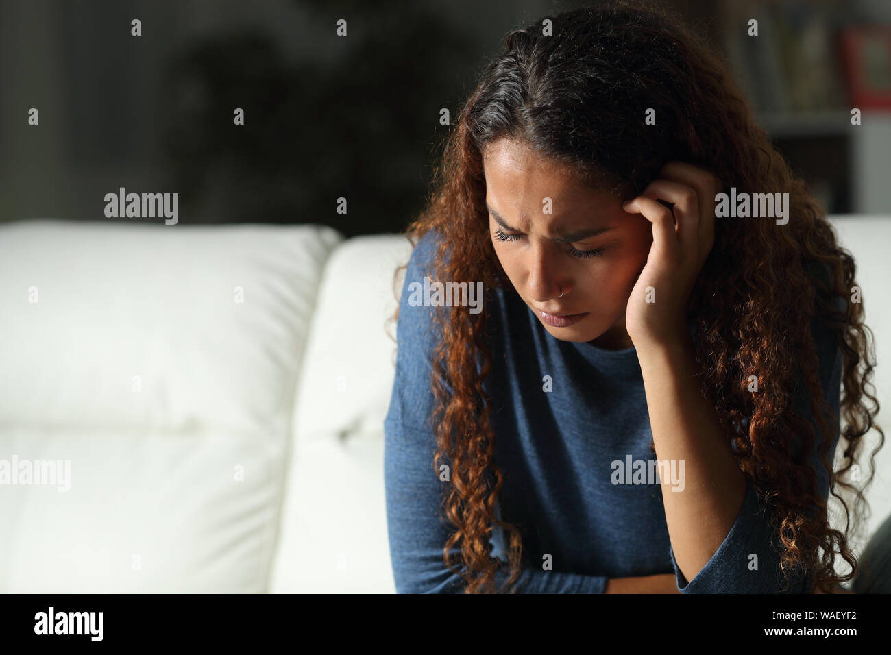 Frau Beschweren Stockfotos und -bilder Kaufen - Alamy