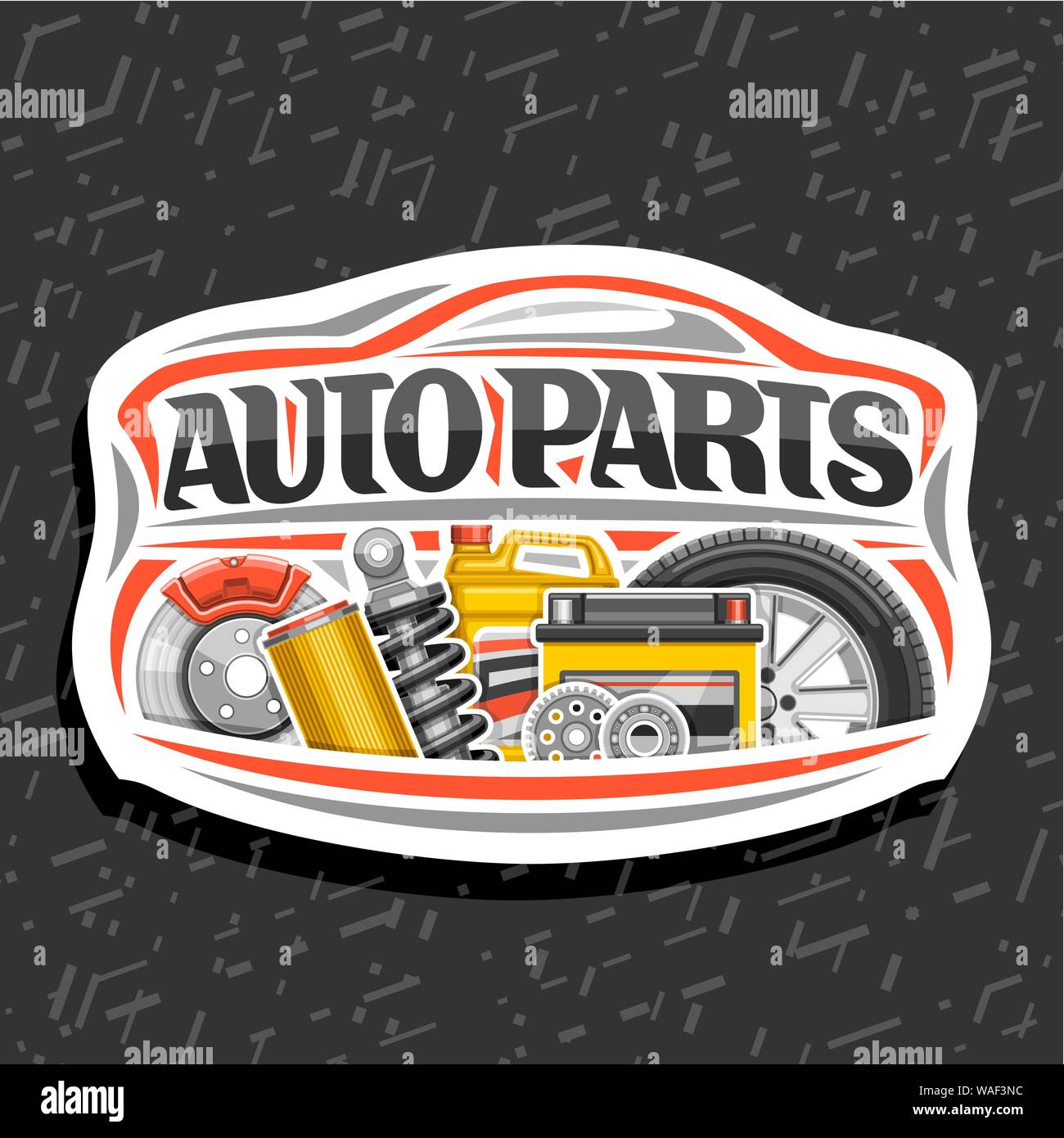 Auto ersatzteile logo Stock-Vektorgrafiken kaufen - Alamy