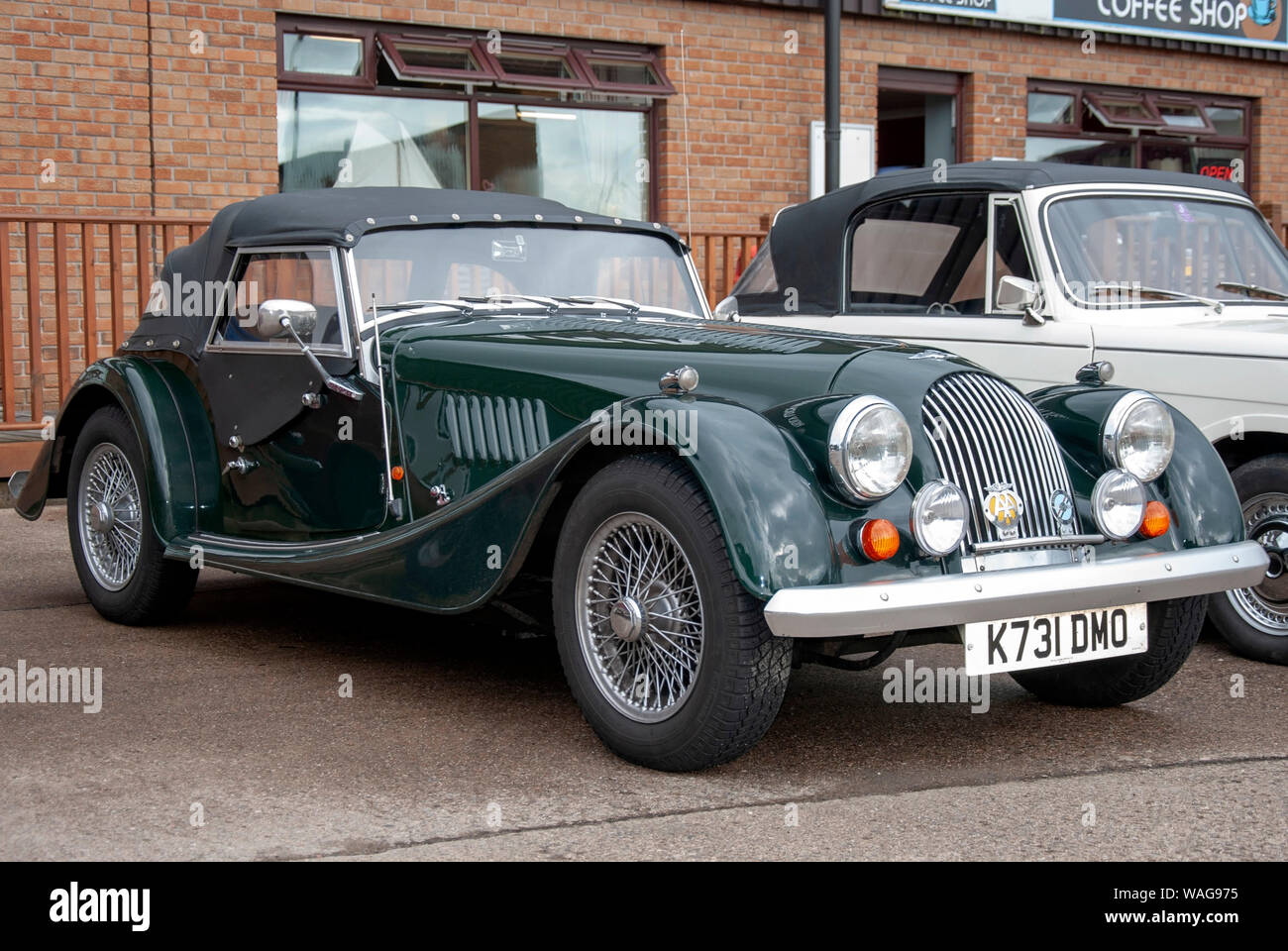 1993 britische racing green morgan 4 4 tourer klassische luxus conve ...