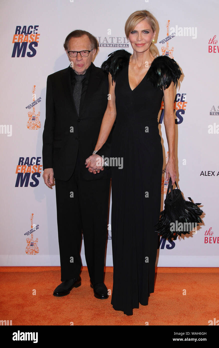 Larry king und frau roten teppich veranstaltung -Fotos und ...