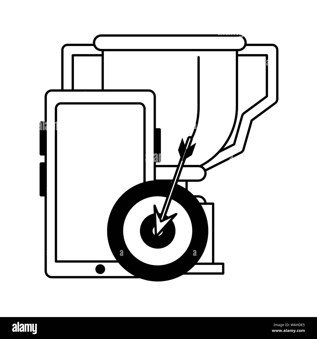 Wissen Bildung Konzept Cartoon Stock-Vektorgrafik - Alamy