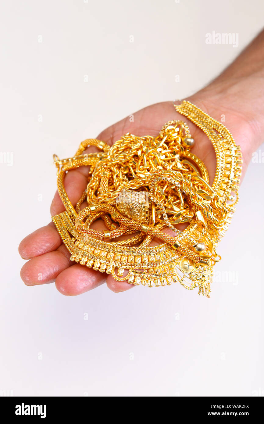 Jewellery in hand store
