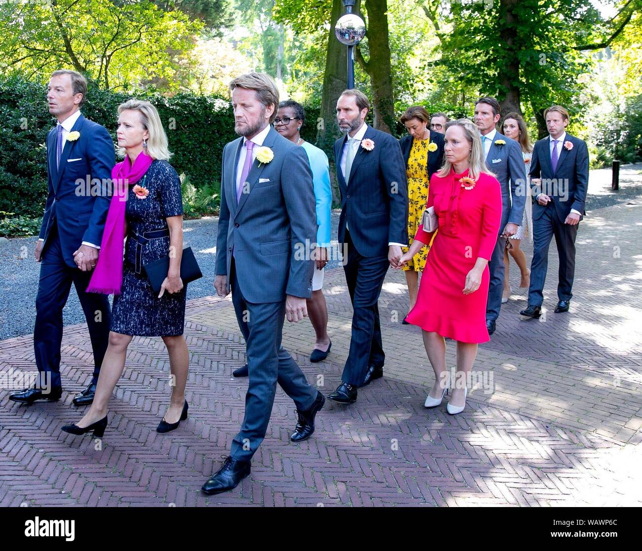 Den Haag, Niederlande. 22 Aug, 2019. Prinzessin Carolina und Albert ...