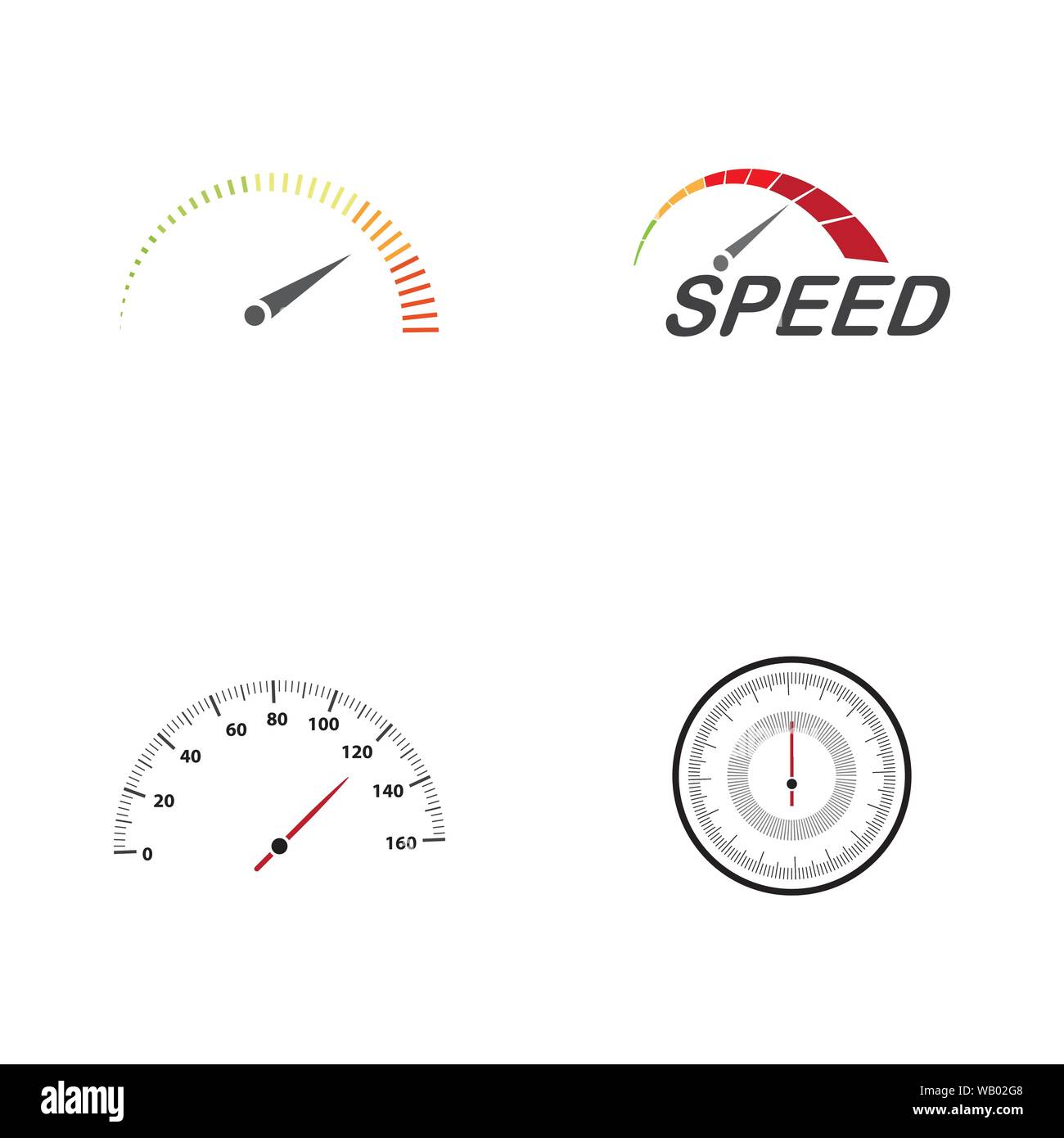 Tachometer Speedometer Indicator Icon Performance Stockfotos & Tachometer Speedometer Indicator ...
