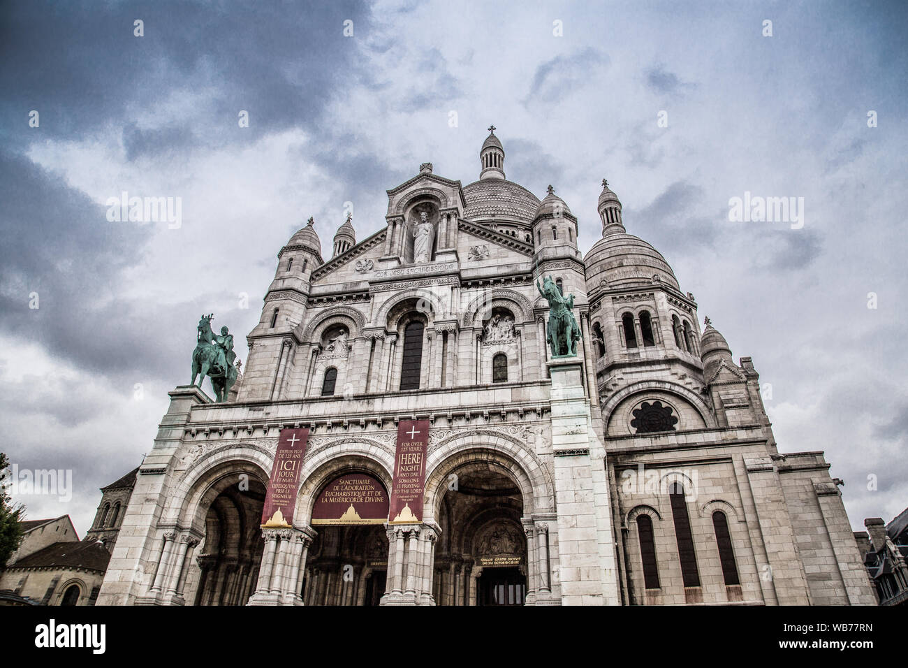 Die Basilika Sacré Coeur, Paris, Frankreich Stockfotografie - Alamy