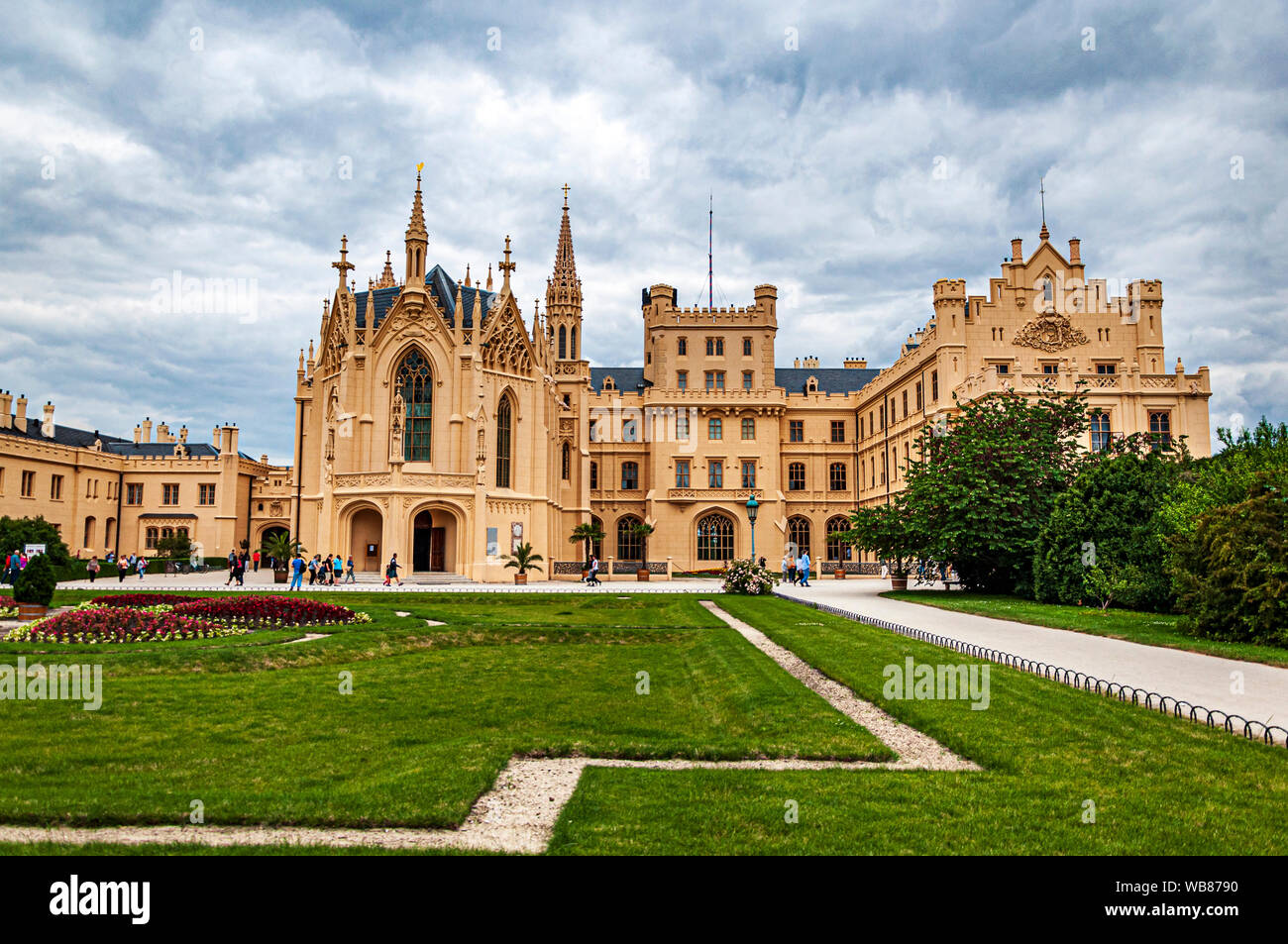 Anzeigen der UNESCO-Welterbe, Schloss Lednice in Lednice-Valtice Areal ...