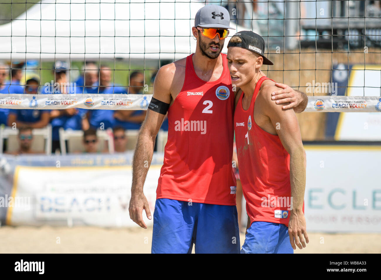 ALEX RANGHIERI UND MATTEO EINGEWACHSEN während Halbfinale Meisterschaft ...