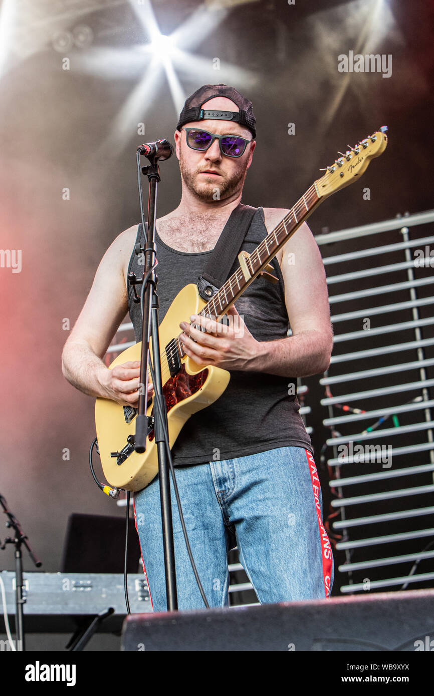 Turin Italien. 24. August 2019. Der Sänger und Songwriter Tom Fleming ...