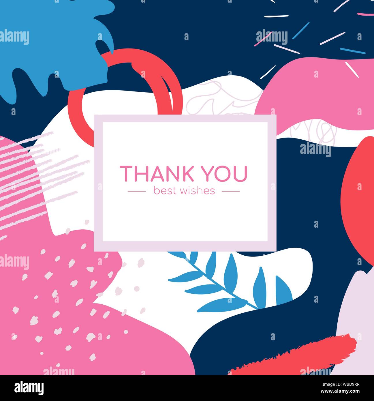 Danke, banner design -Fotos und -Bildmaterial in hoher Auflösung – Alamy