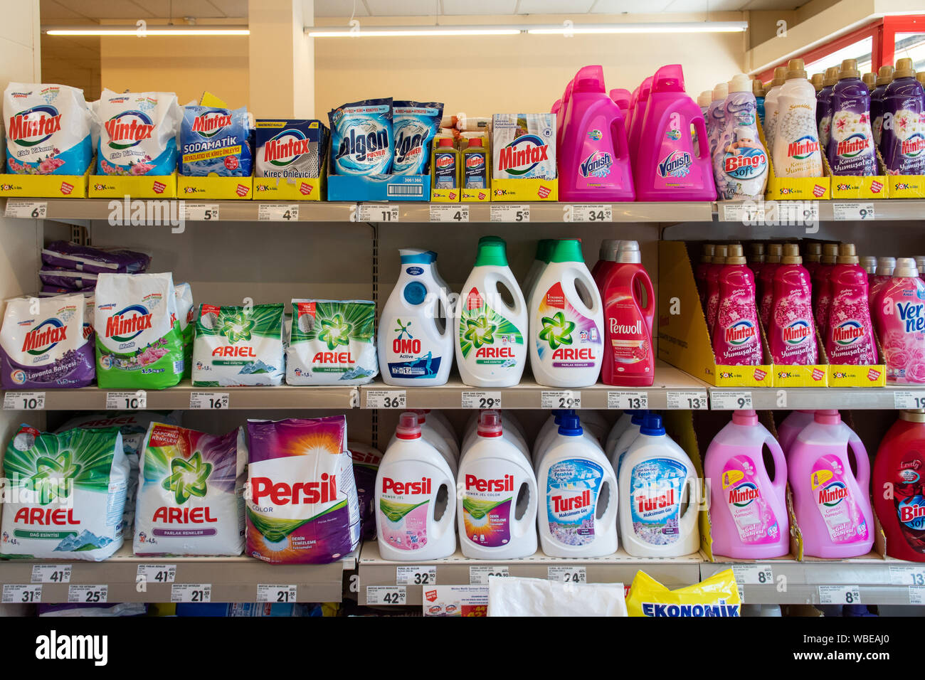 Supermarket Detergent Stockfotos und -bilder Kaufen - Alamy