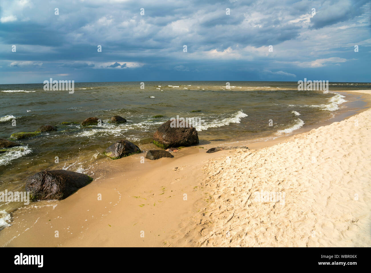 Ostsee Strand von Misdroy/Miedzyzdroje, Insel Wolin, Westpommern, Polen ...