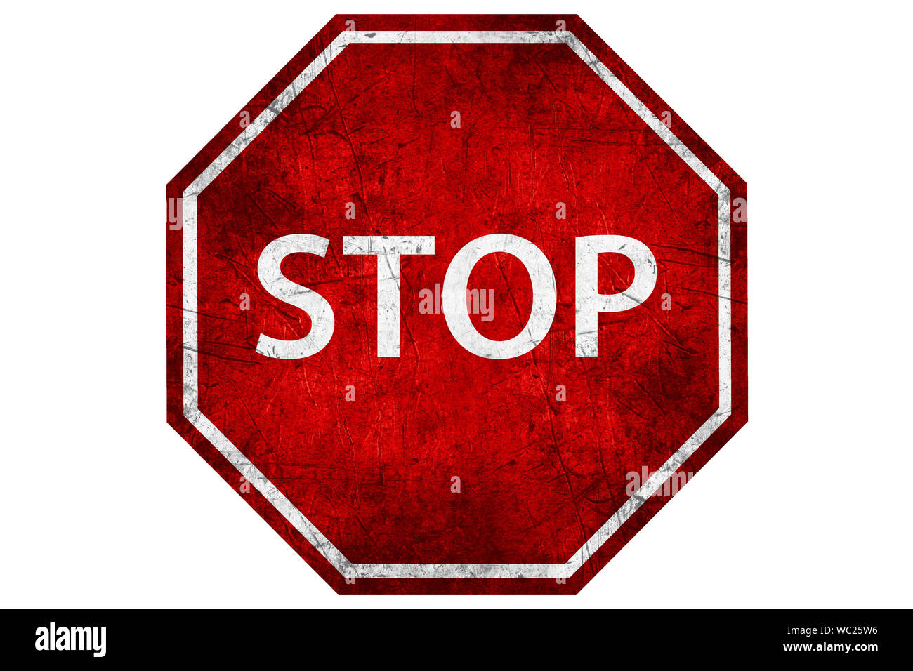 Verkehrszeichen stoppen Ausgeschnittene Stockfotos und -bilder - Alamy