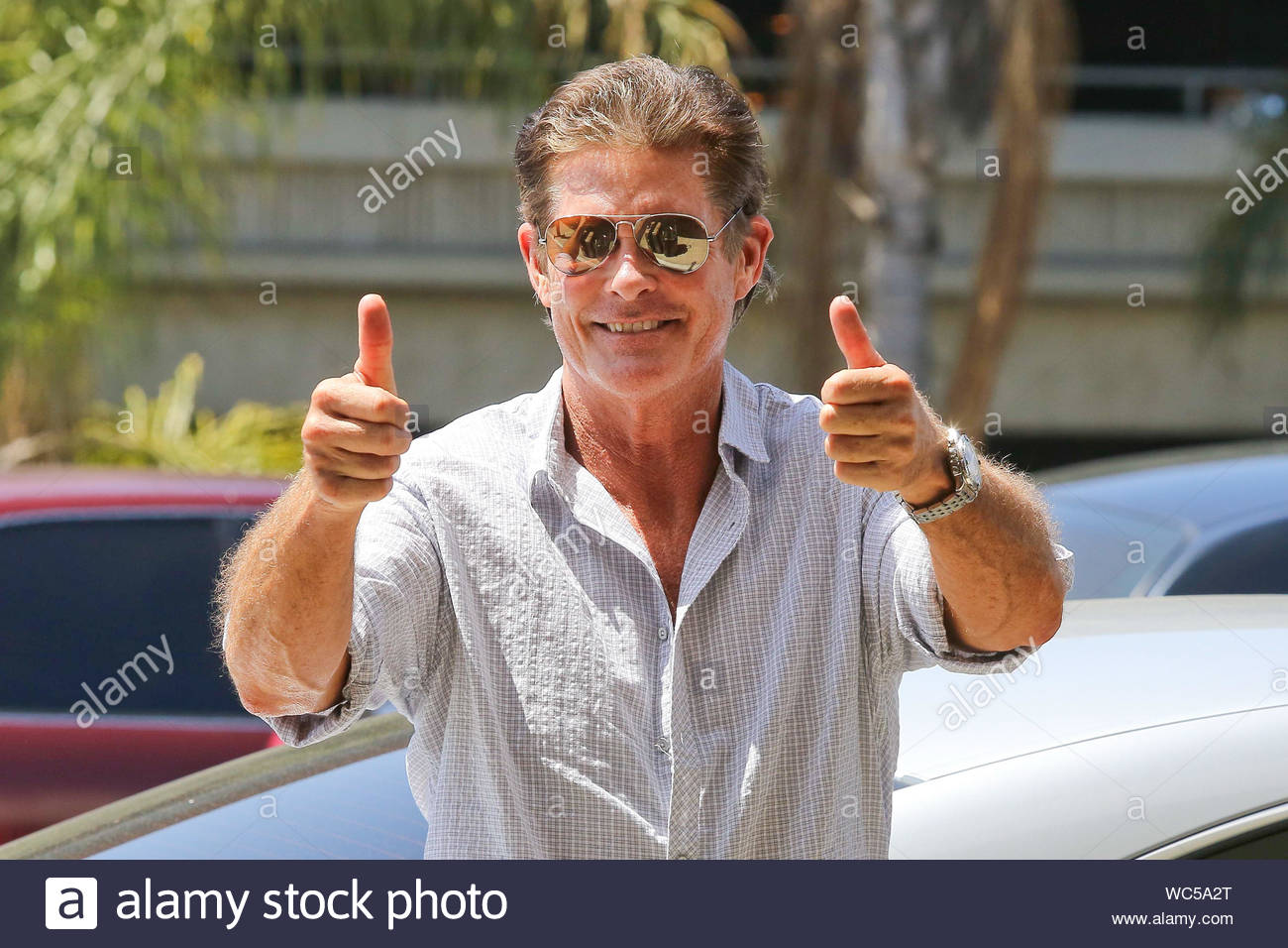 David Hasselhoff And Taylor Ann Hasselhoff Stockfotos & David ...