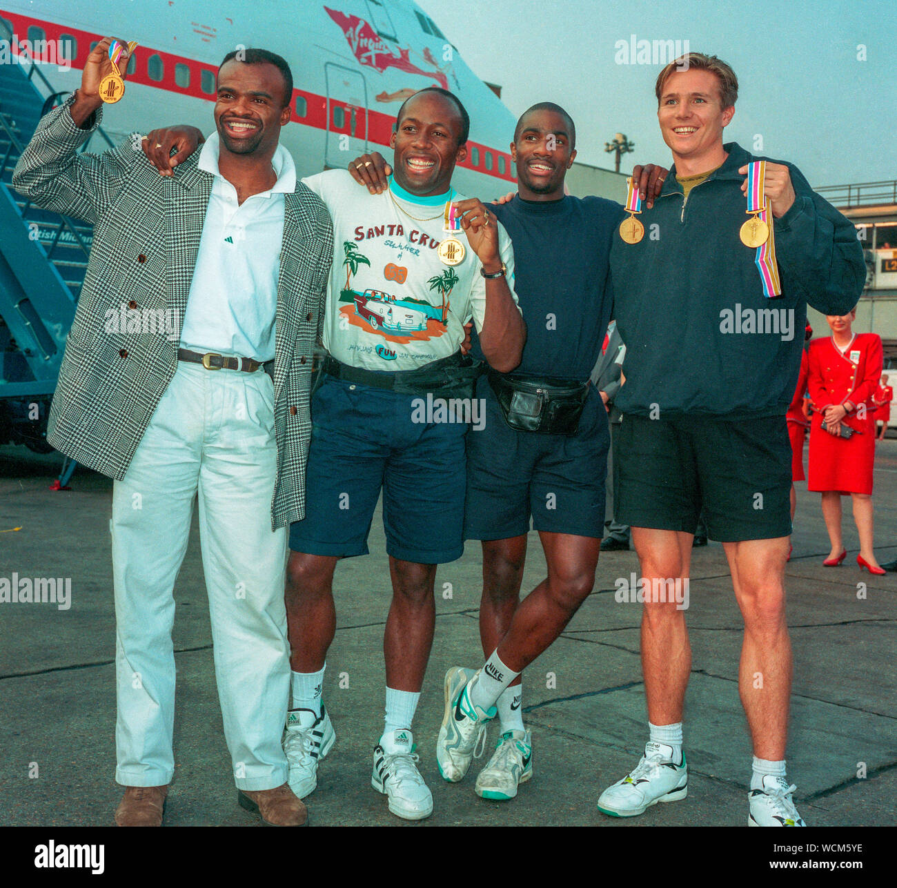 Kris akabusi und roger schwarz -Fotos und -Bildmaterial in hoher ...